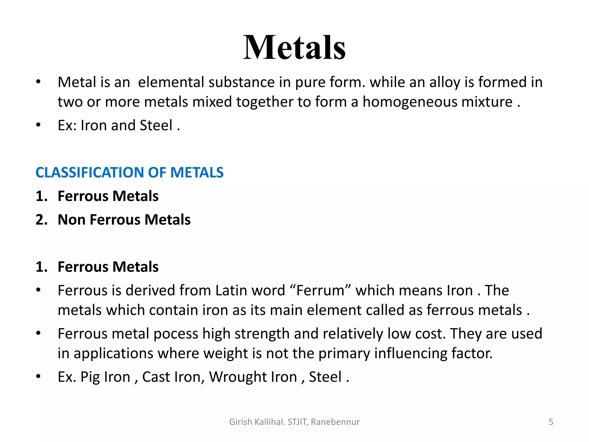 Properties, Composition and Industrial Applications of Engineering ...