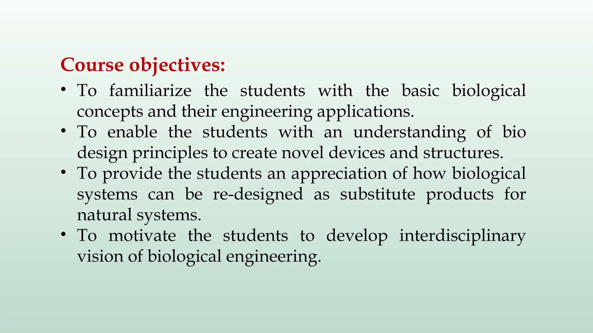 Module - 1 Biology for engineering.pptx