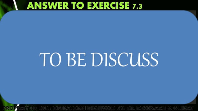 Chapter 7 Arithmetic And Relational Operators Pptx Web Development