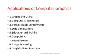 M-1 COMPUTER GRAPHICS & VISUALIZATON PPT | PPTX