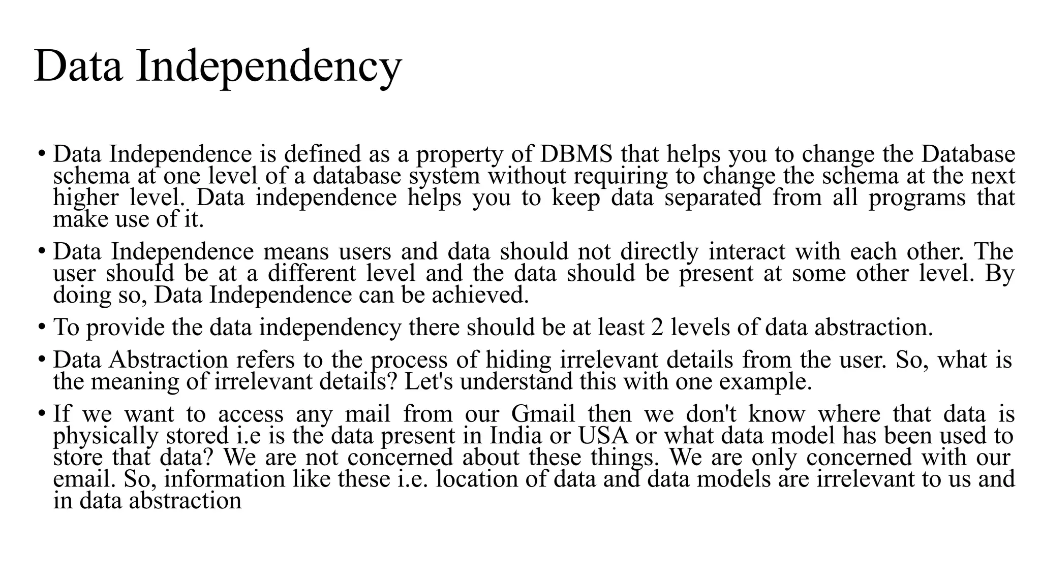 Basics of DBMS - Traditional File System | PDF
