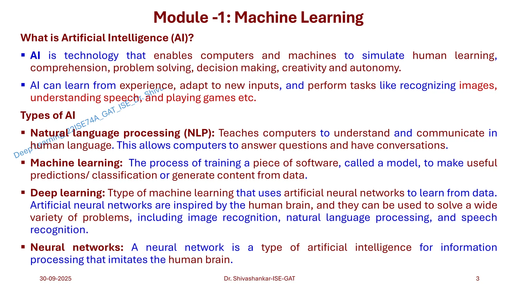 Module-1 Deep Learning_22ISE74A_GAT_ISE_Dr. Shivu.pdf
