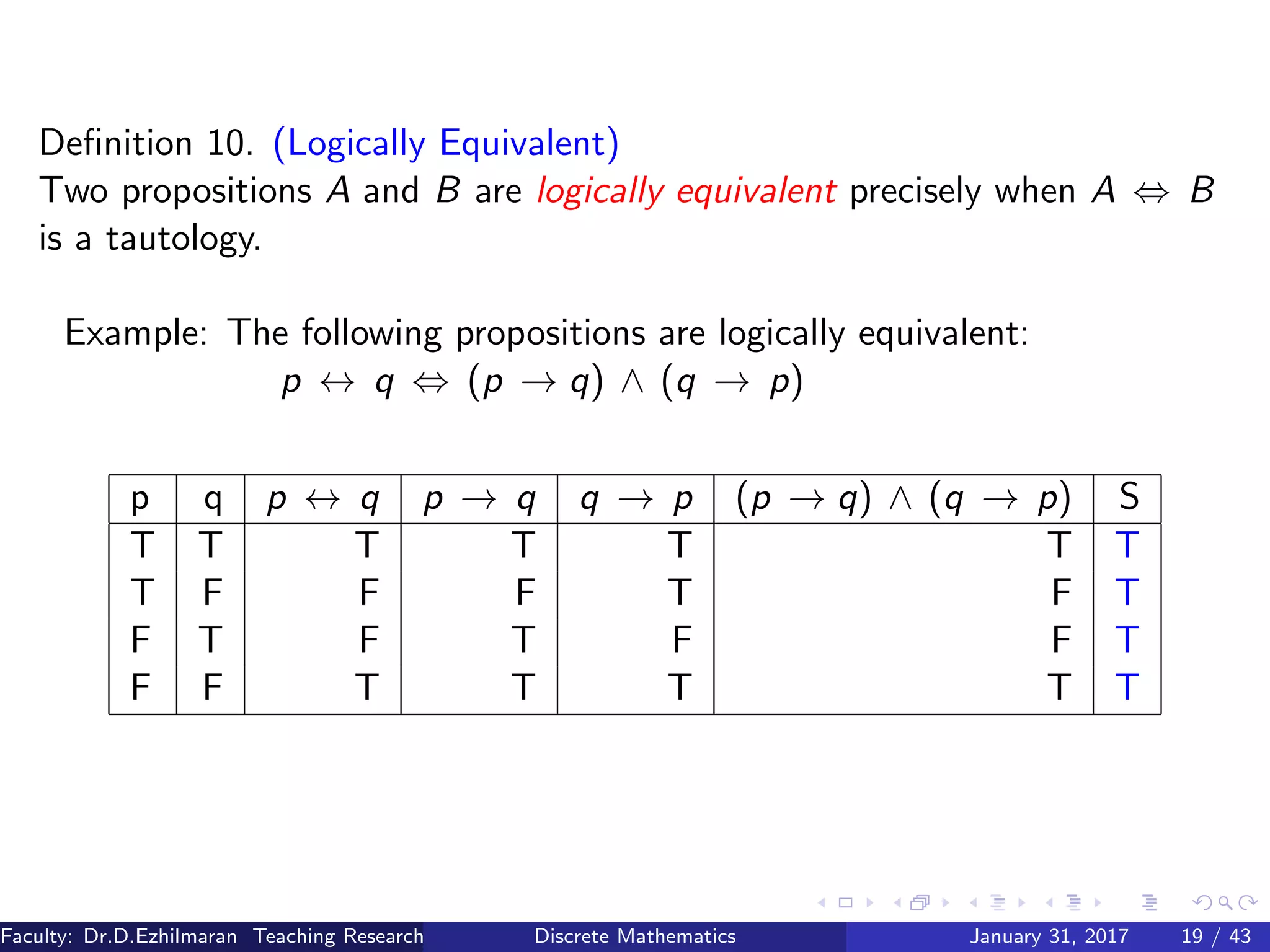 Module - 1 Discrete Mathematics and Graph Theory | PDF