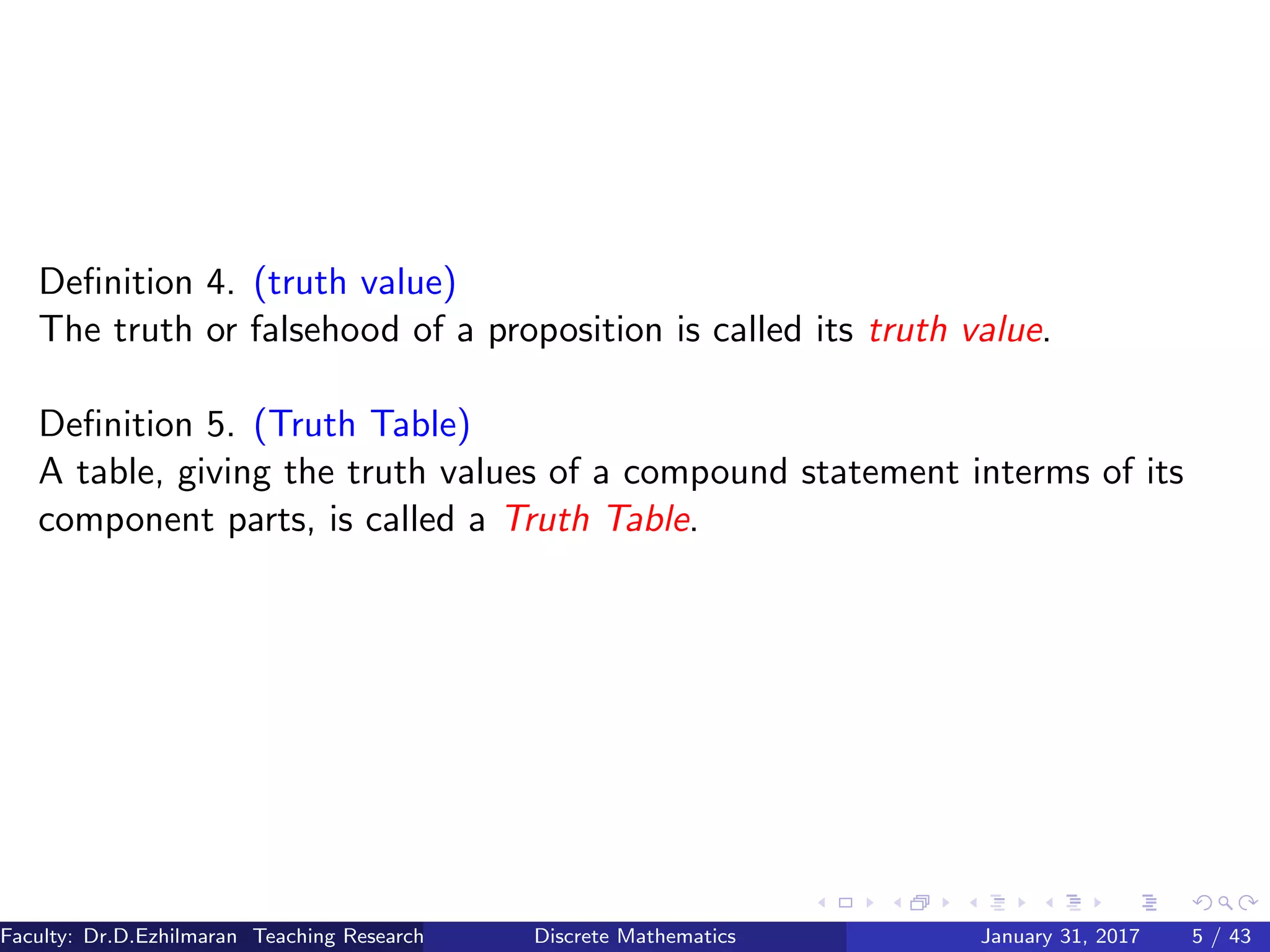 Module - 1 Discrete Mathematics and Graph Theory | PDF