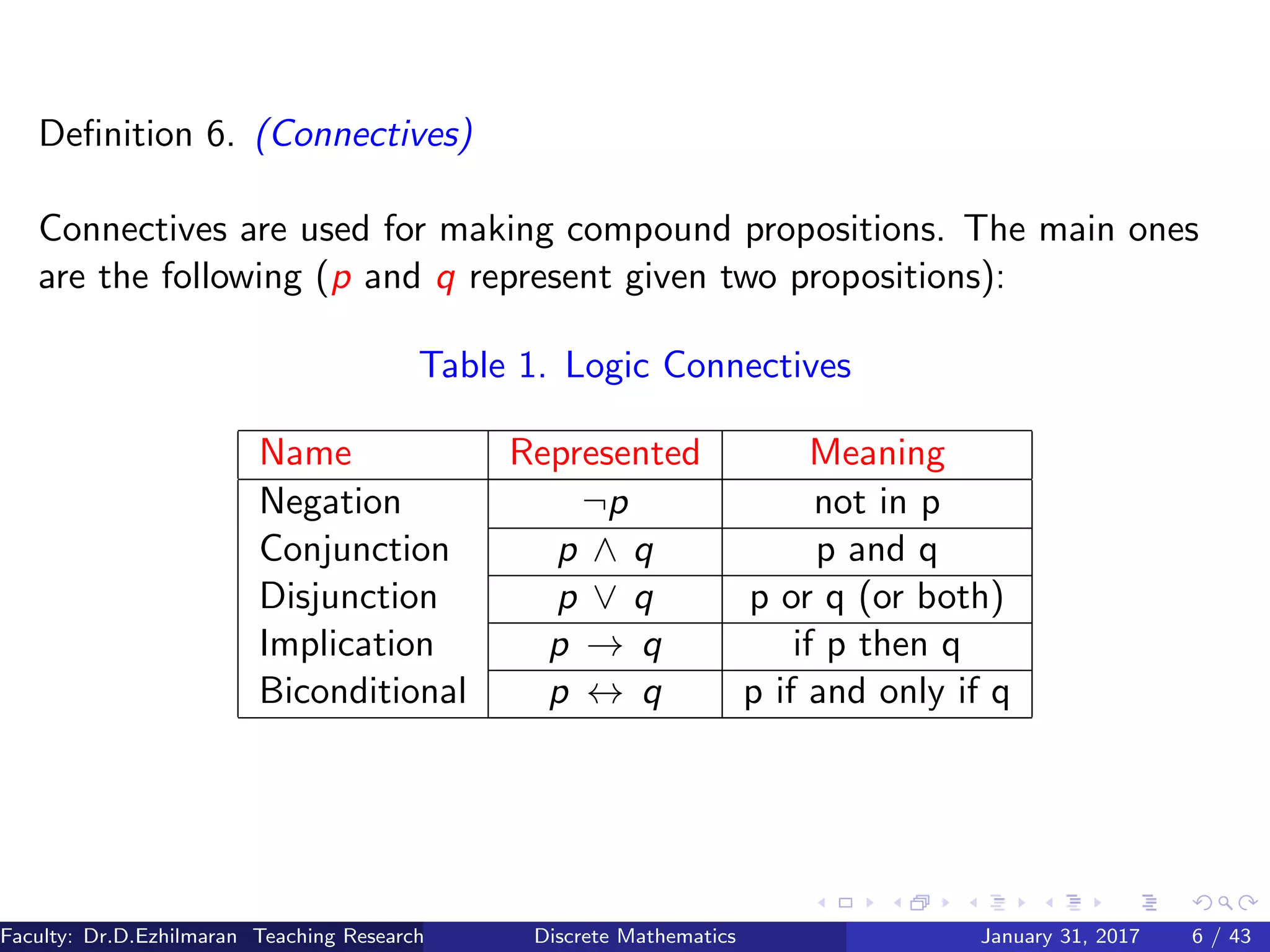 Module - 1 Discrete Mathematics and Graph Theory | PDF