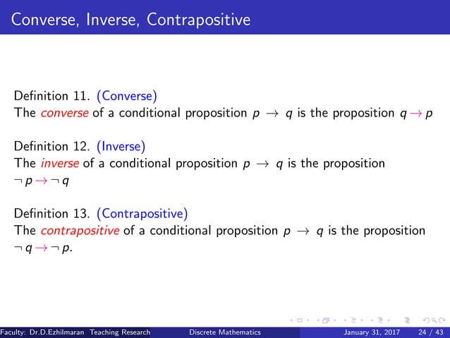 Module - 1 Discrete Mathematics and Graph Theory | PDF | Science