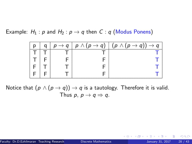 Module - 1 Discrete Mathematics and Graph Theory | PDF | Science