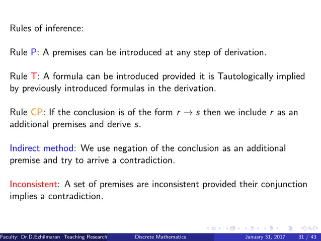 Module - 1 Discrete Mathematics and Graph Theory | PDF | Science