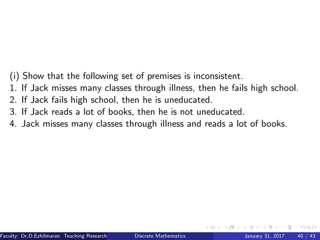 Module - 1 Discrete Mathematics and Graph Theory | PDF | Science