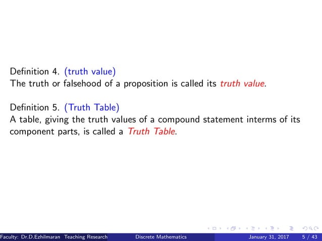 Module - 1 Discrete Mathematics and Graph Theory | PDF | Science