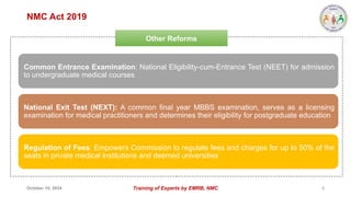 Module-1 Legal & Ethical framework NMC , NMC Act and The IMC.pptx