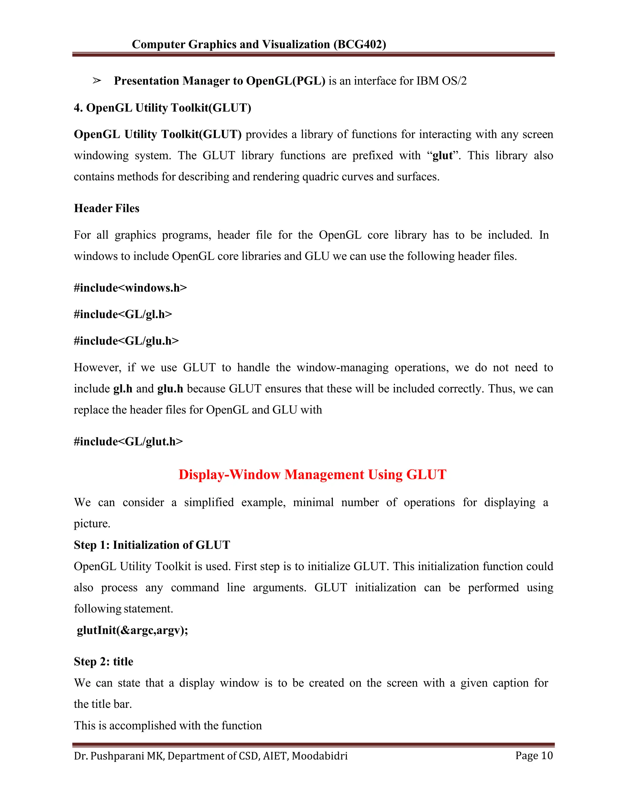 COMPUTER GRAPHICS AND VISUALIZATION :MODULE-1 notes [BCG402-CG&V].pdf