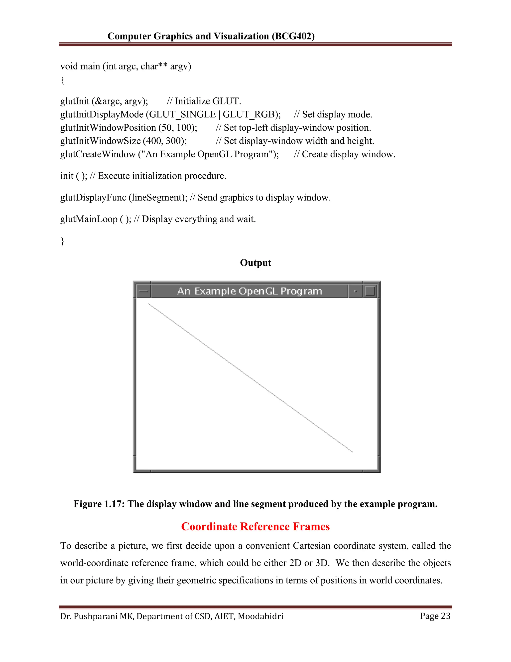 COMPUTER GRAPHICS AND VISUALIZATION :MODULE-1 notes [BCG402-CG&V].pdf
