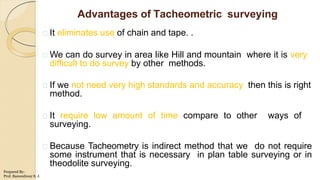 Module 1 tacheometry | PDF