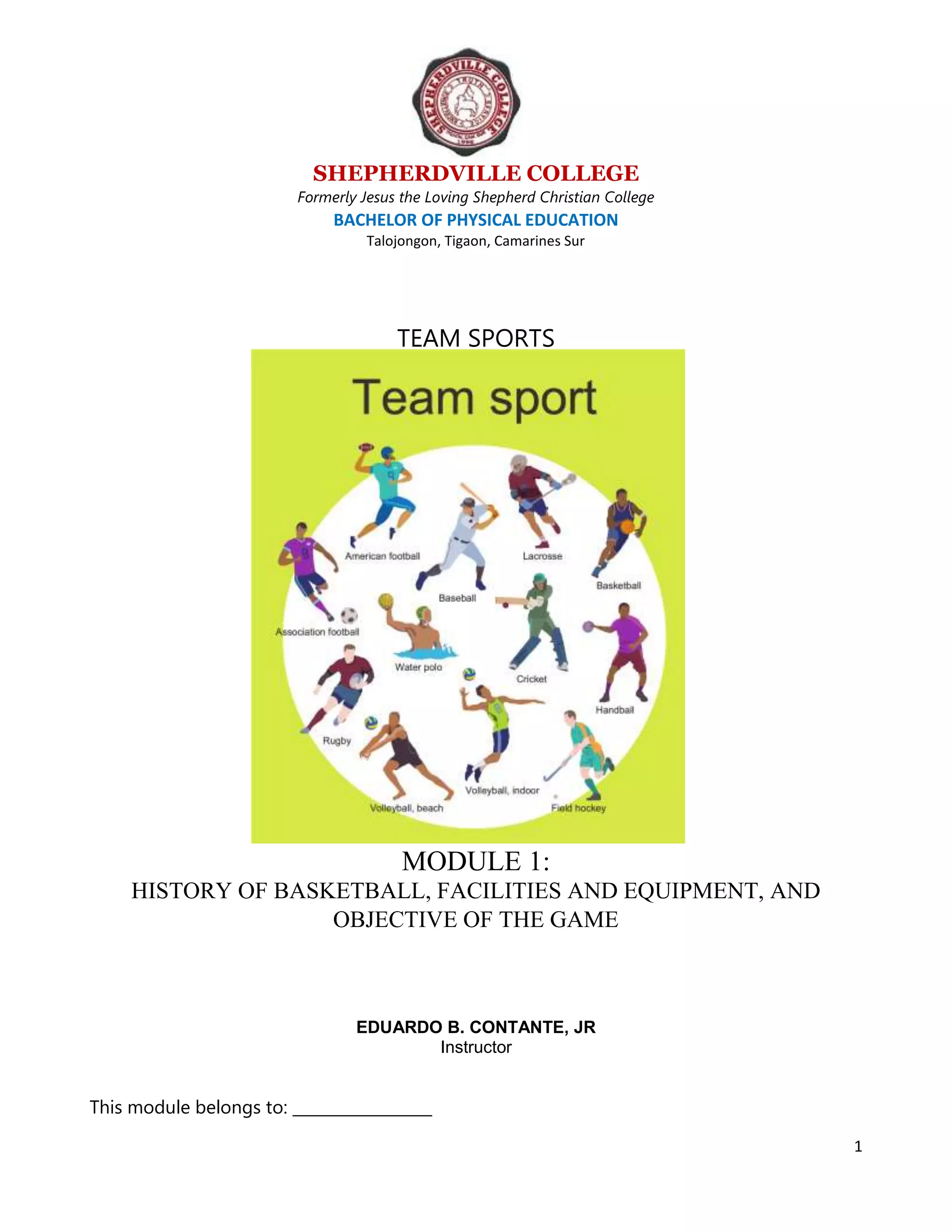 Module-1 Team Sports Basketball BPE 3N.doc