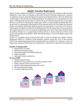 Design and Engineering: Module-2 Notes | PDF