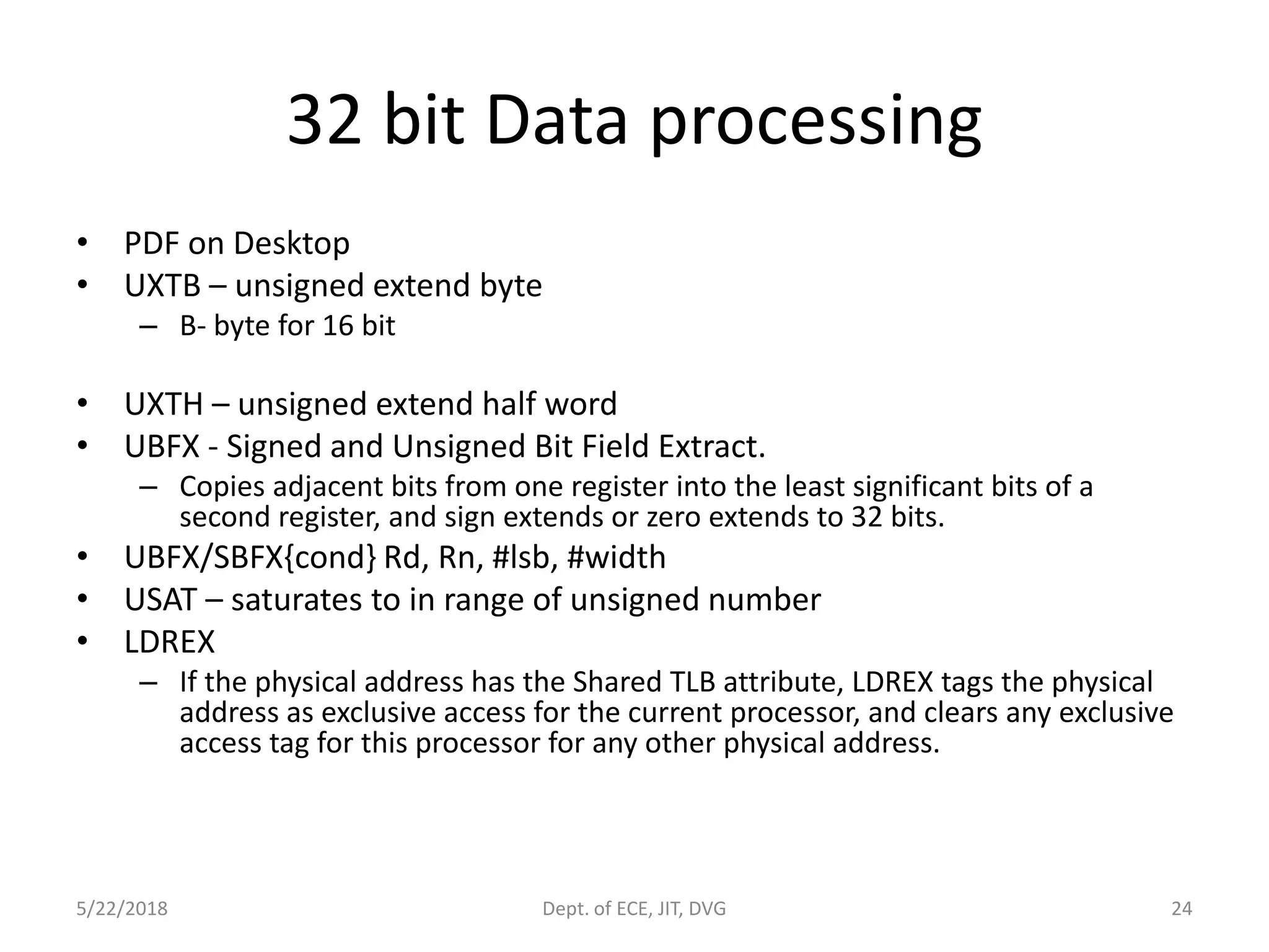 Module 2 Arm Cortex M3 Instruction Set And Programming Pptx Programming Languages Computing