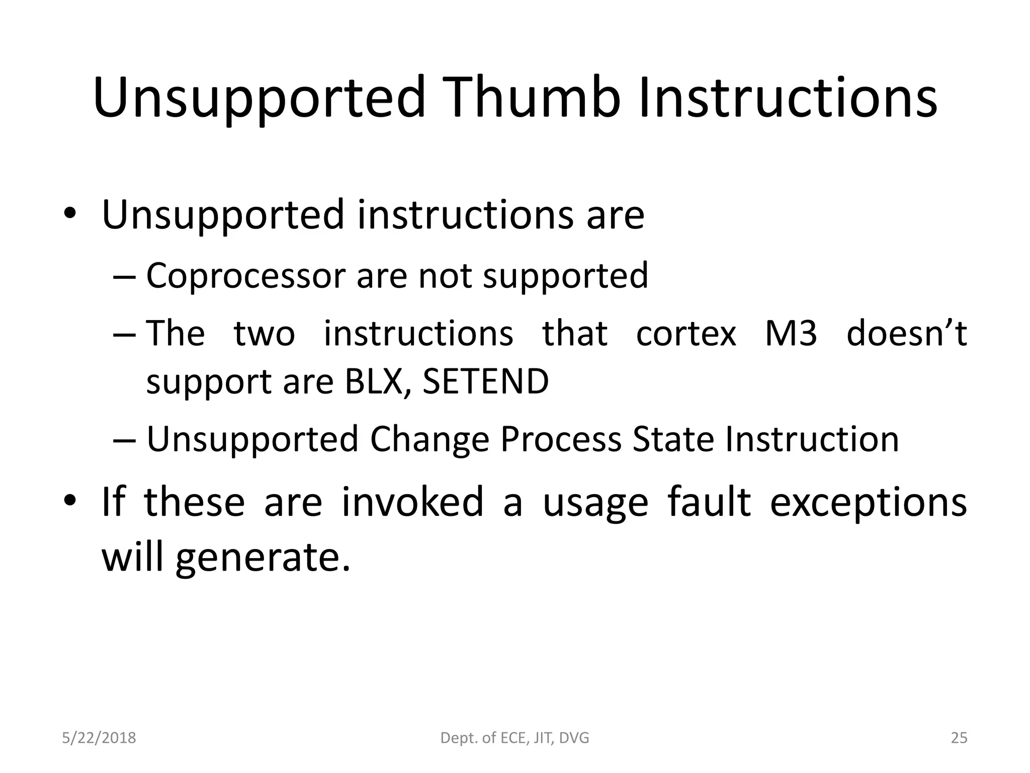 Module 2 Arm Cortex M3 Instruction Set And Programming Pptx Programming Languages Computing