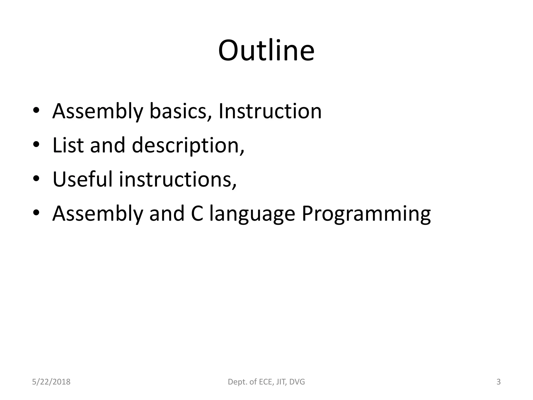 Module 2 Arm Cortex M3 Instruction Set And Programming Pptx Programming Languages Computing