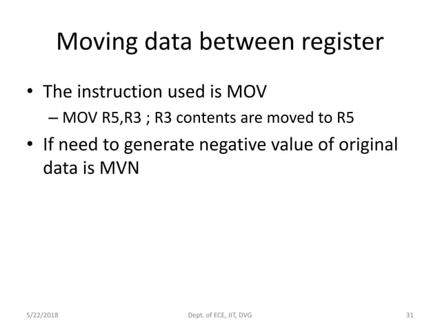 Module 2 ARM CORTEX M3 Instruction Set and Programming | PPTX | Programming Languages | Computing