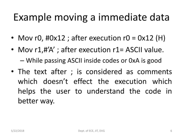 Module 2 Arm Cortex M3 Instruction Set And Programming Ppt 