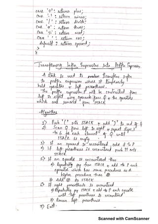 Stacks and Queues notes_17CS33 | PDF