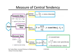Measure of Central Tendancy | PPT