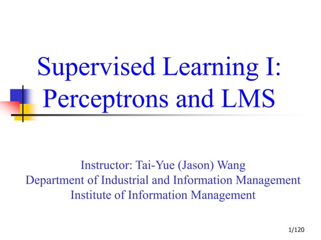 Supervised learning in artificial neural networks | PPT