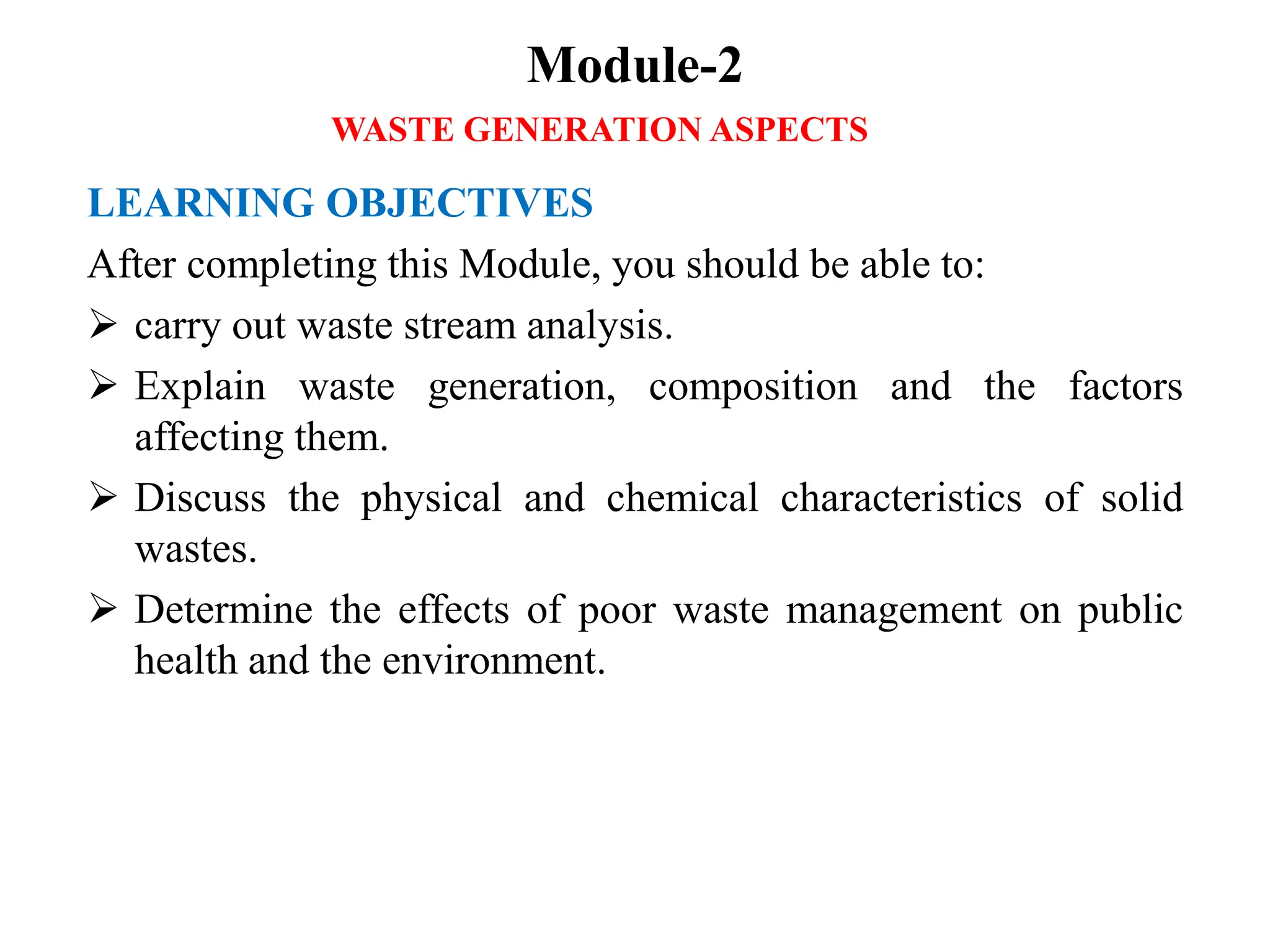 Waste management Module 2 for vtu students | PPTX