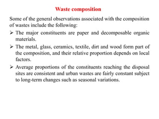 Waste management Module 2 for vtu students | PPTX