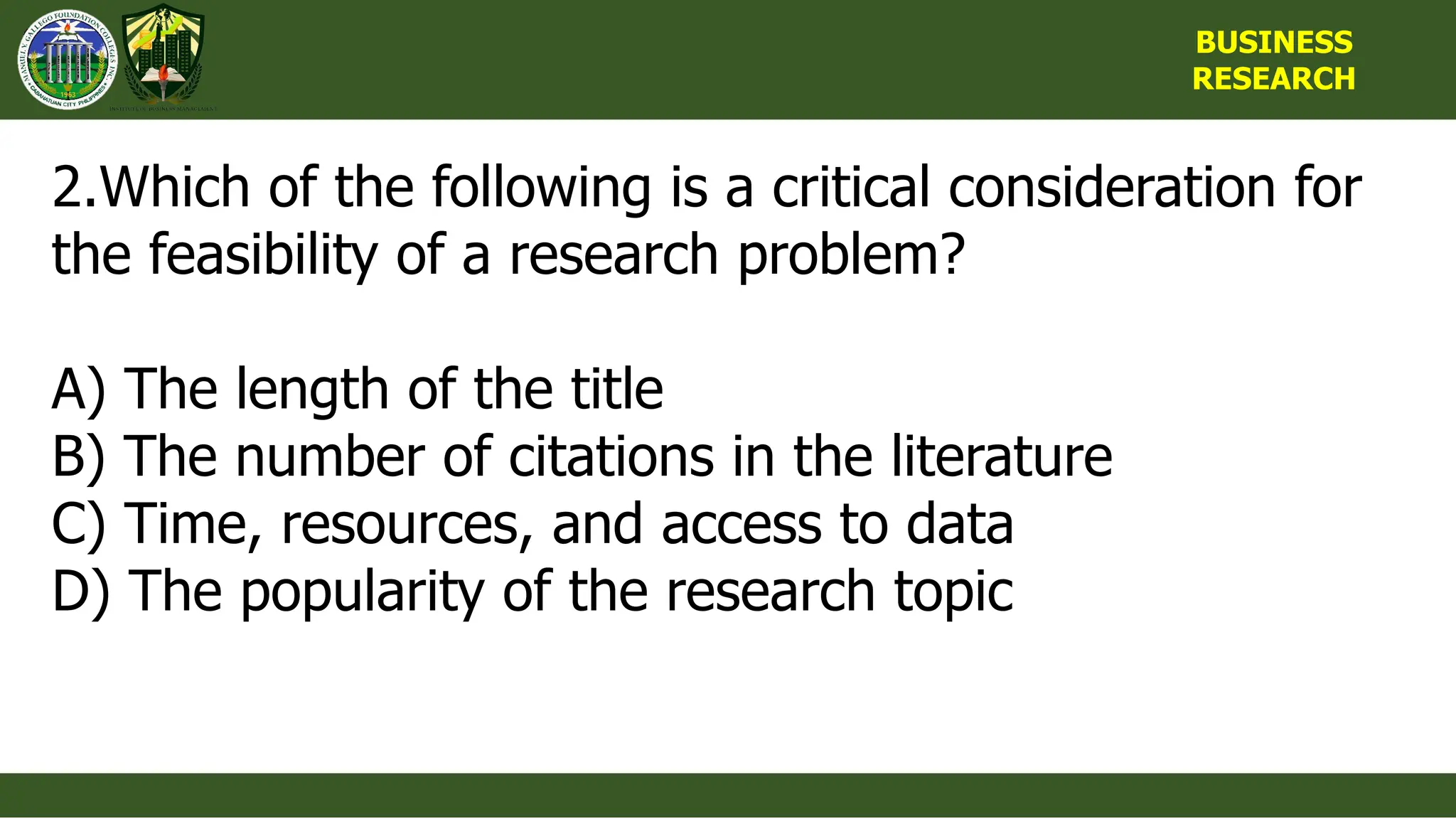 MODULE-2.-THE-RESEARCH-PROBLEMbabshsjsjajaajwjw | PDF