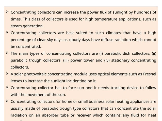 Solar Energy, Types of voltaic cells, Solar Farms | PPT