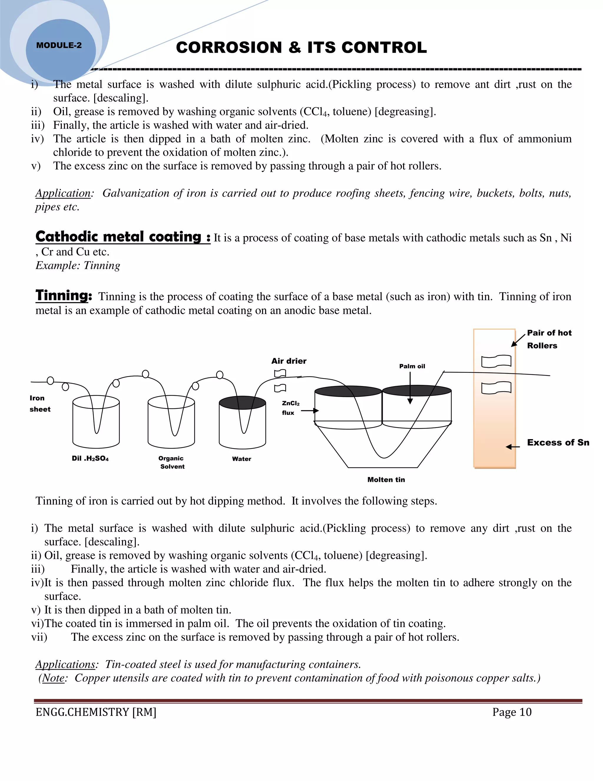 ENGINEERING CHEMISTRY: Module 2-corrosion & its control - metal ...