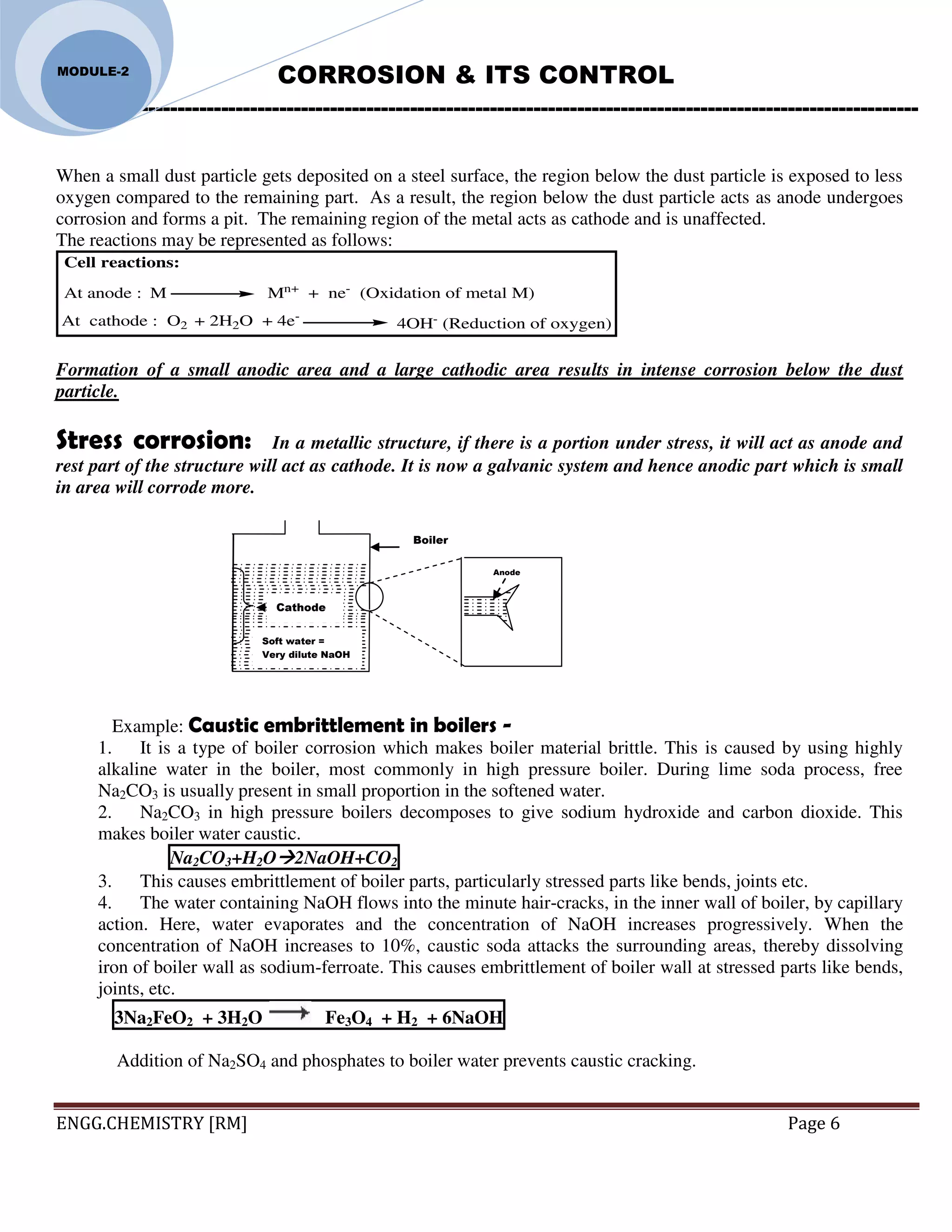 ENGINEERING CHEMISTRY: Module 2-corrosion & its control - metal ...