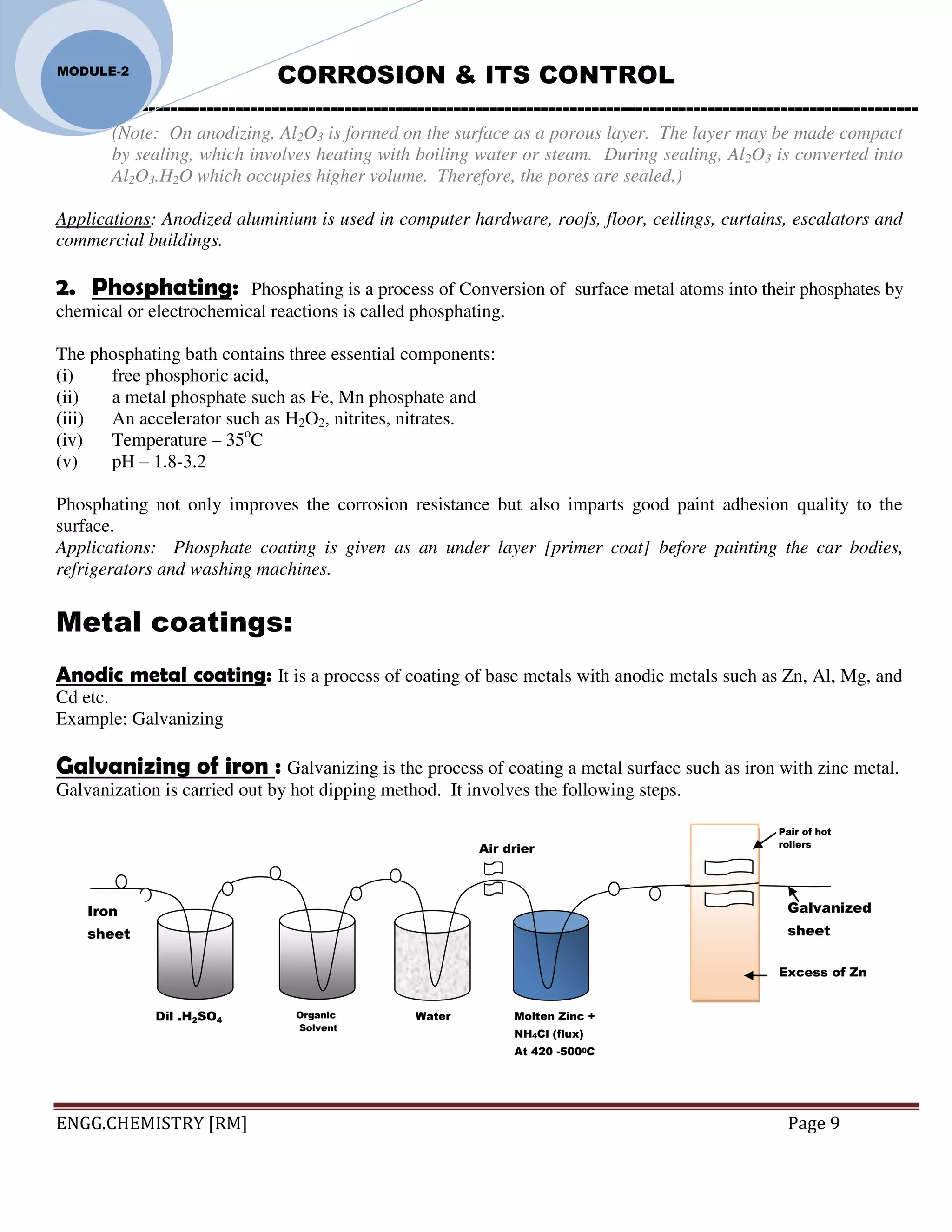 ENGINEERING CHEMISTRY: Module 2-corrosion & its control - metal ...