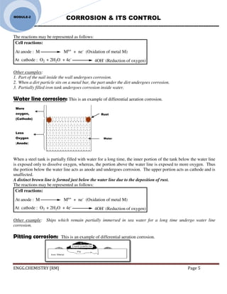 ENGINEERING CHEMISTRY: Module 2-corrosion & its control - metal ...