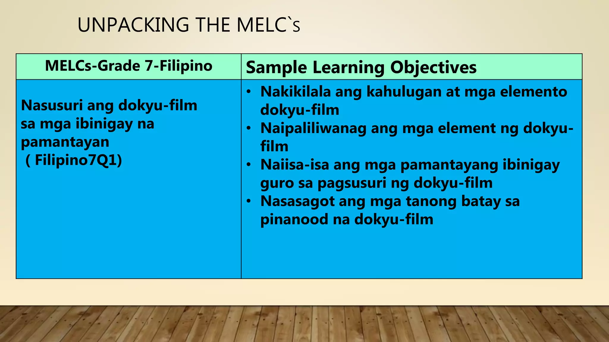 Module 2-MELCs | PPTX