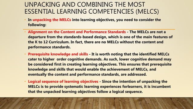 Module 2-MELCs | PPTX | Education industry | Industries