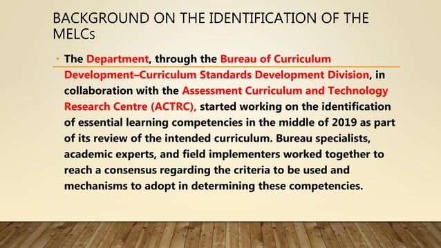 Module 2-MELCs | PPTX | Education industry | Industries