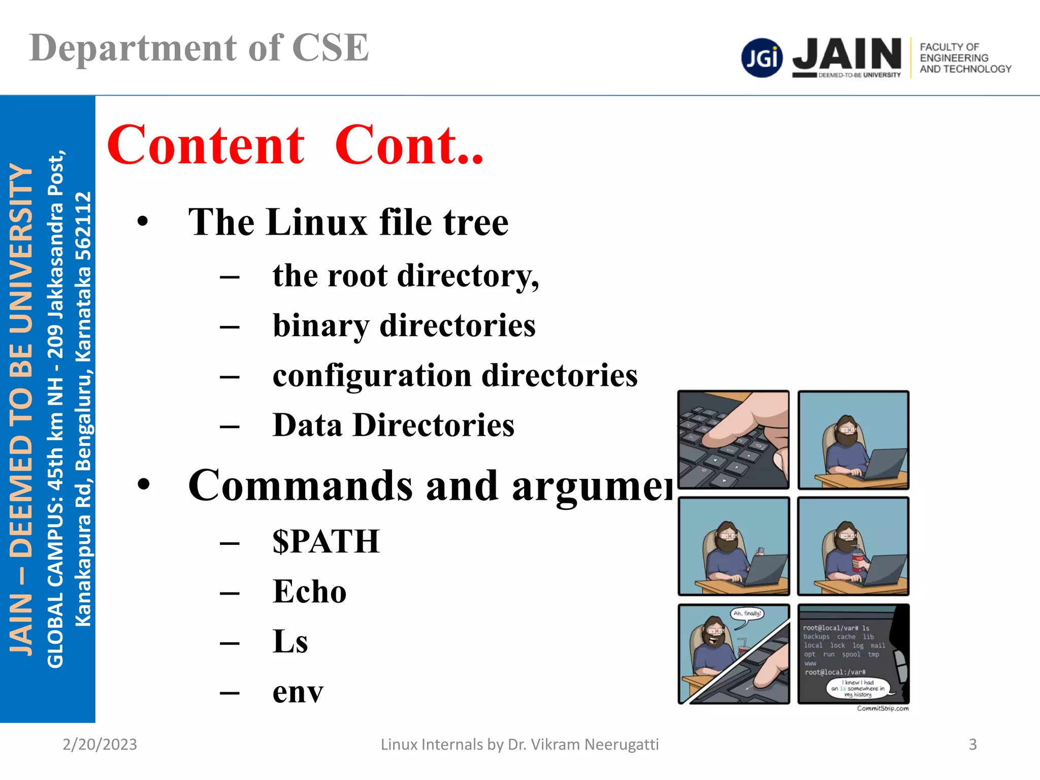 Linux File Trees And Commands Ppt