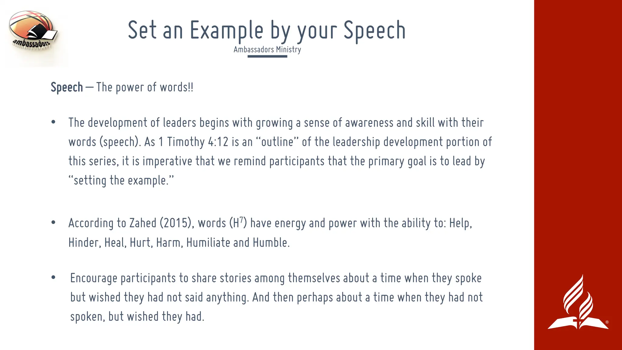 Leadership Ambassador club Adventist module | PDF