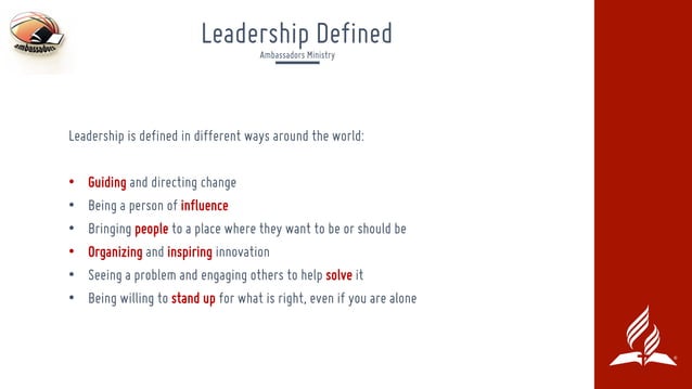 Leadership Ambassador club Adventist module | PDF | Spirituality | Religion & Spirituality