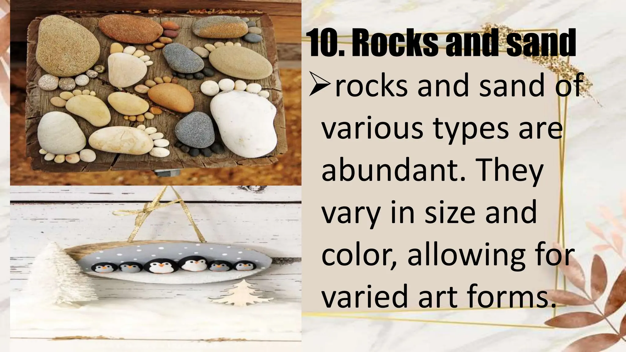 Contemporary arts local materials used in creating | PPTX