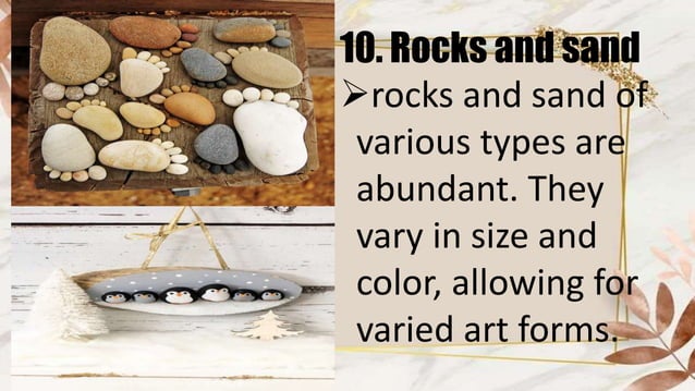 Contemporary arts local materials used in creating | PPTX