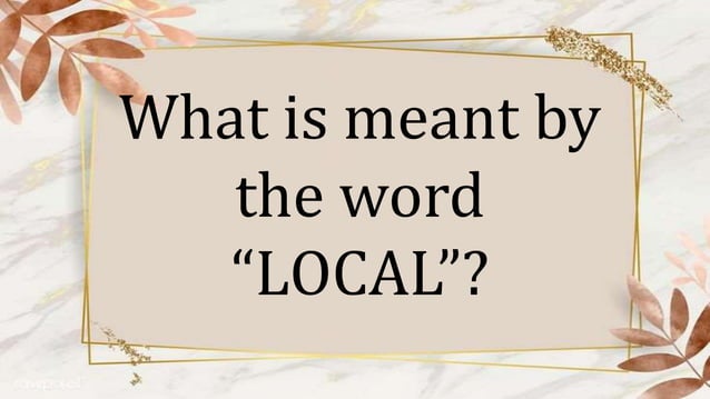 Contemporary arts local materials used in creating | PPTX