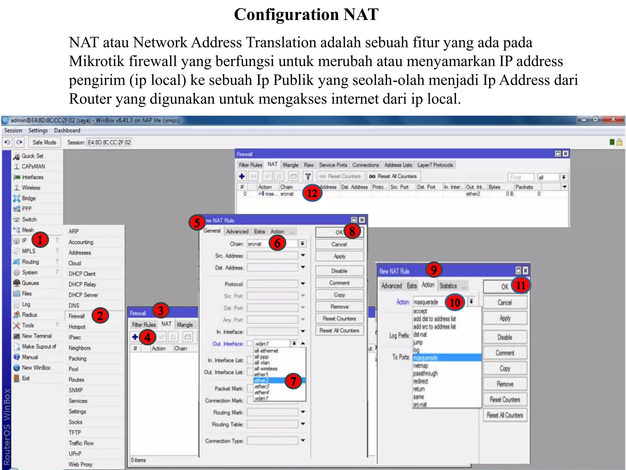 configurasi mikrotik fundamentals | PPTX