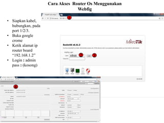 configurasi mikrotik fundamentals | PPTX