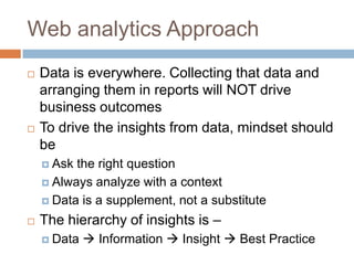 Module 1 introduction to web analytics | PPTX