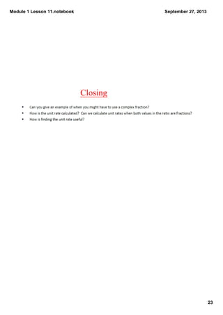 Module 1 lesson 11 | PDF