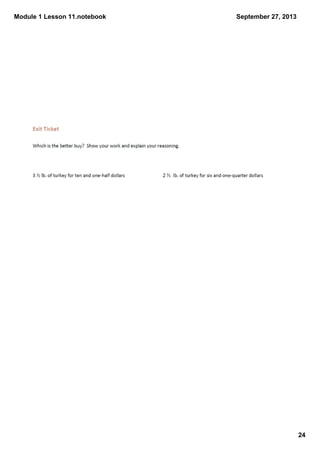 Module 1 lesson 11 | PDF